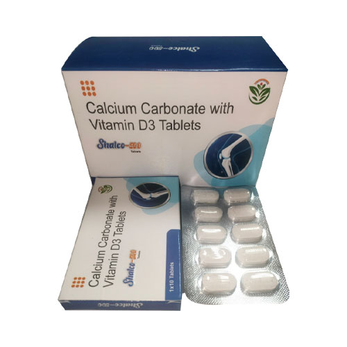 Calcium Carbonate + Vitamin D3 Tablets Dayvell Lifesciences