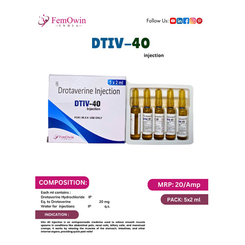 DTIV-40 INJECTION Avosia Pharma Pvt. Ltd.