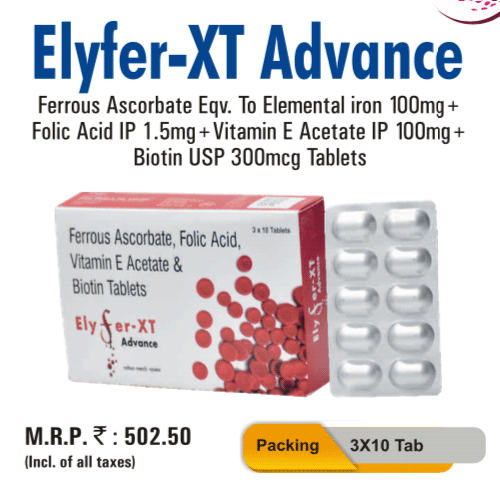 Elyfer-XT Advance Tablets Elisa Biotech Pvt Ltd