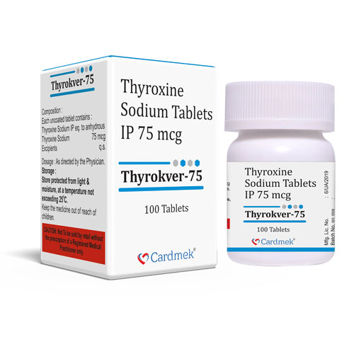 Thyrokver-75 Tablets (DPCO) Gelmek Healthcare Pvt. Ltd