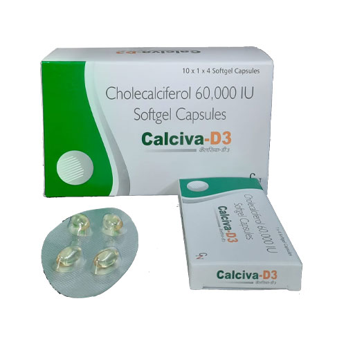 CALCIVA-D3 Softgel Capsules Gnova Biotech Pvt. Ltd.