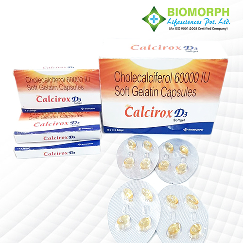CALCIROX-D3 Softgel Capsules Biomorph Lifesciences Pvt. Ltd.