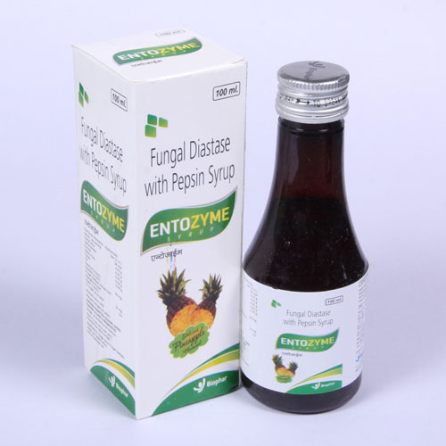 ENTOZYME SYRUP (100ml) BIOPHAR LIFESCIENCES PVT LTD