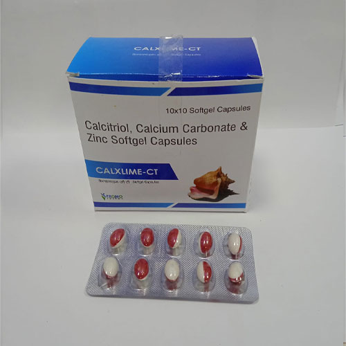 CALXLIME - CT SOFTGEL CAPSULES Cubic Lifesciences Pvt. Ltd.