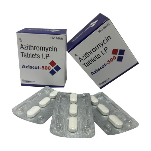 AZISCOT-500 Tablets Everscot Pharmaceuticals Pvt. Ltd.