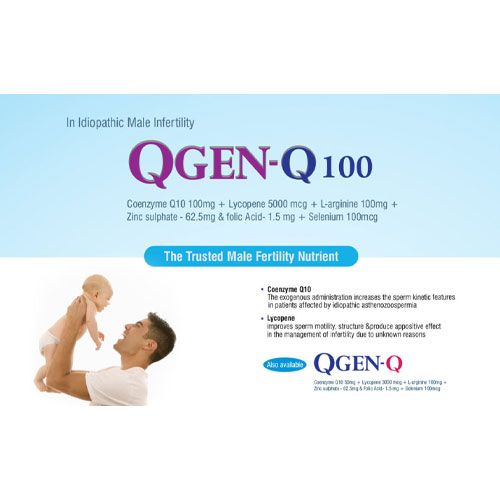 Qgen - Q100 Tablets Zeyyer Pharmaceutical Pvt. Ltd.