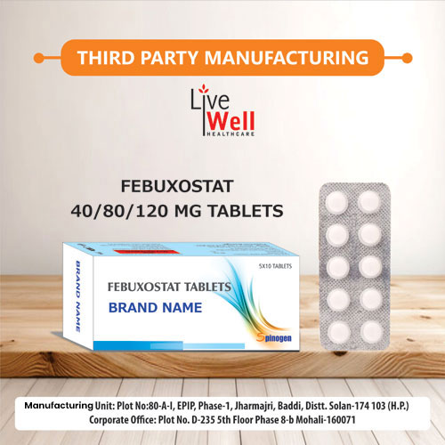 Febuxostat 120mg Tablets Live Well Healthcare