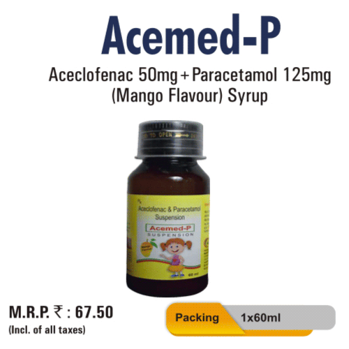 Acemed-P Syrup Elisa Biotech Pvt Ltd