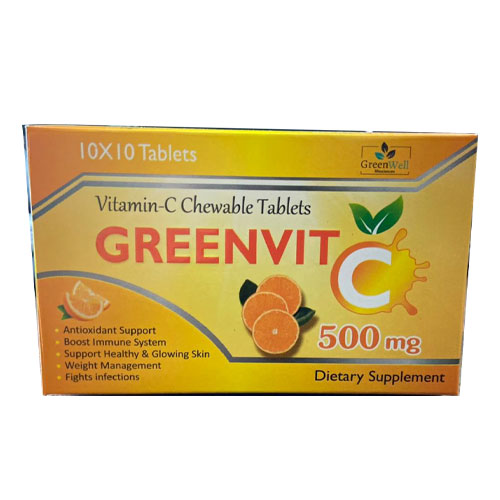 Greenvit-C Chewable Tablets Greenwell Lifesciences