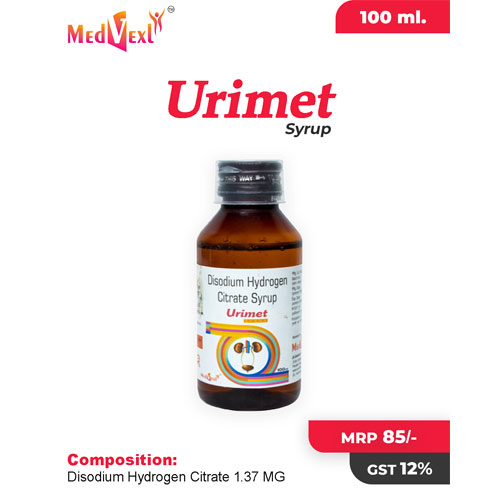 URIMET SYRUP (100ml) Medvexl Pharma