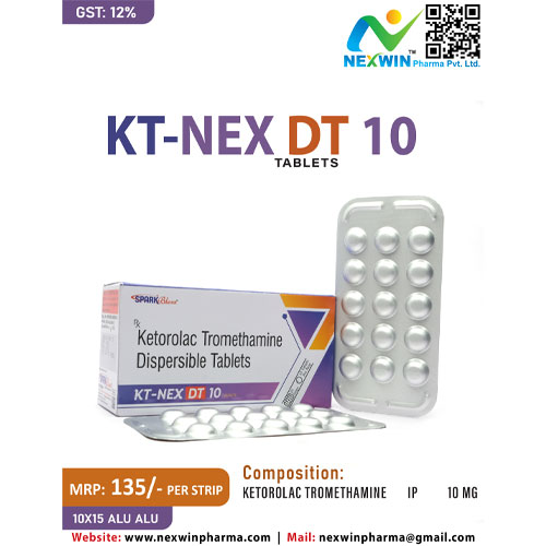KT-NEX DT 10 Tablets Nexwin Pharma Pvt. Ltd.