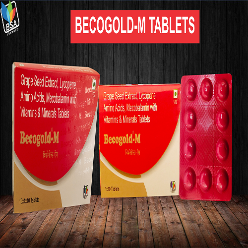 BECOGOLD-M Tablets BSA Pharma Inc.