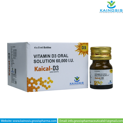 KAICAL-D3 Nano Shots Gnosis Pharmaceuticals Pvt. Ltd.