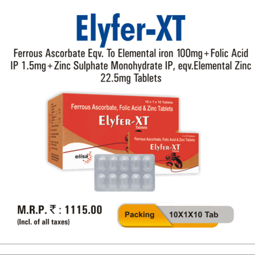 Elyfer-XT Tablets Elisa Biotech Pvt Ltd