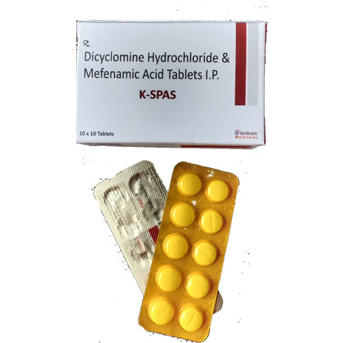 K-SPAS Tablets Stenkem Molecules Pvt. Ltd.