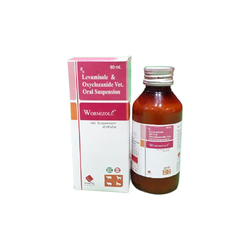 WORMIZOLE VET SUSPENSION (90ML) Events Pharmaceuticals Pvt. Ltd.