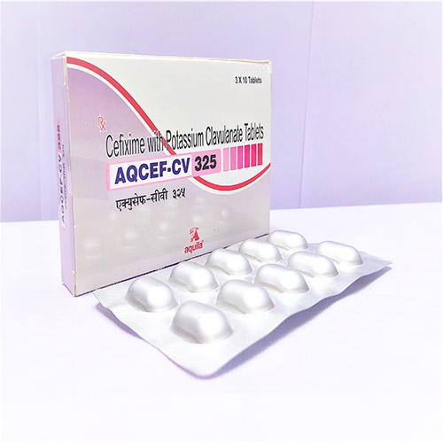 AQCEF-CV 325 Tablets Acme Pharmaceuticals