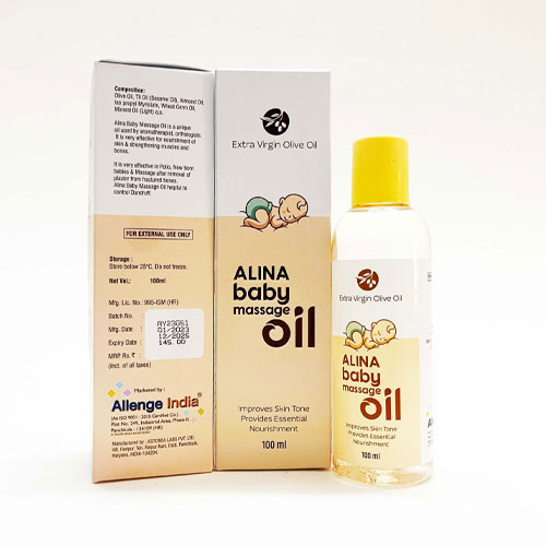 ALINA-Baby Massage Oil Daksh Pharmaceuticals Pvt. Ltd.