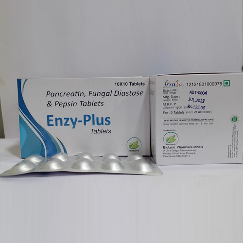 ENZY-PLUS Tablets Biotanic Pharmaceuticals
