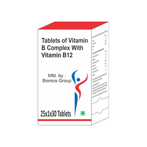 VITAMIN B-COMPLEX WITH VITAMIN B12 Tablets Bionics Herbals