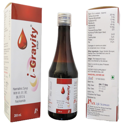 I-Gravity® Syrup Max Life Sciences