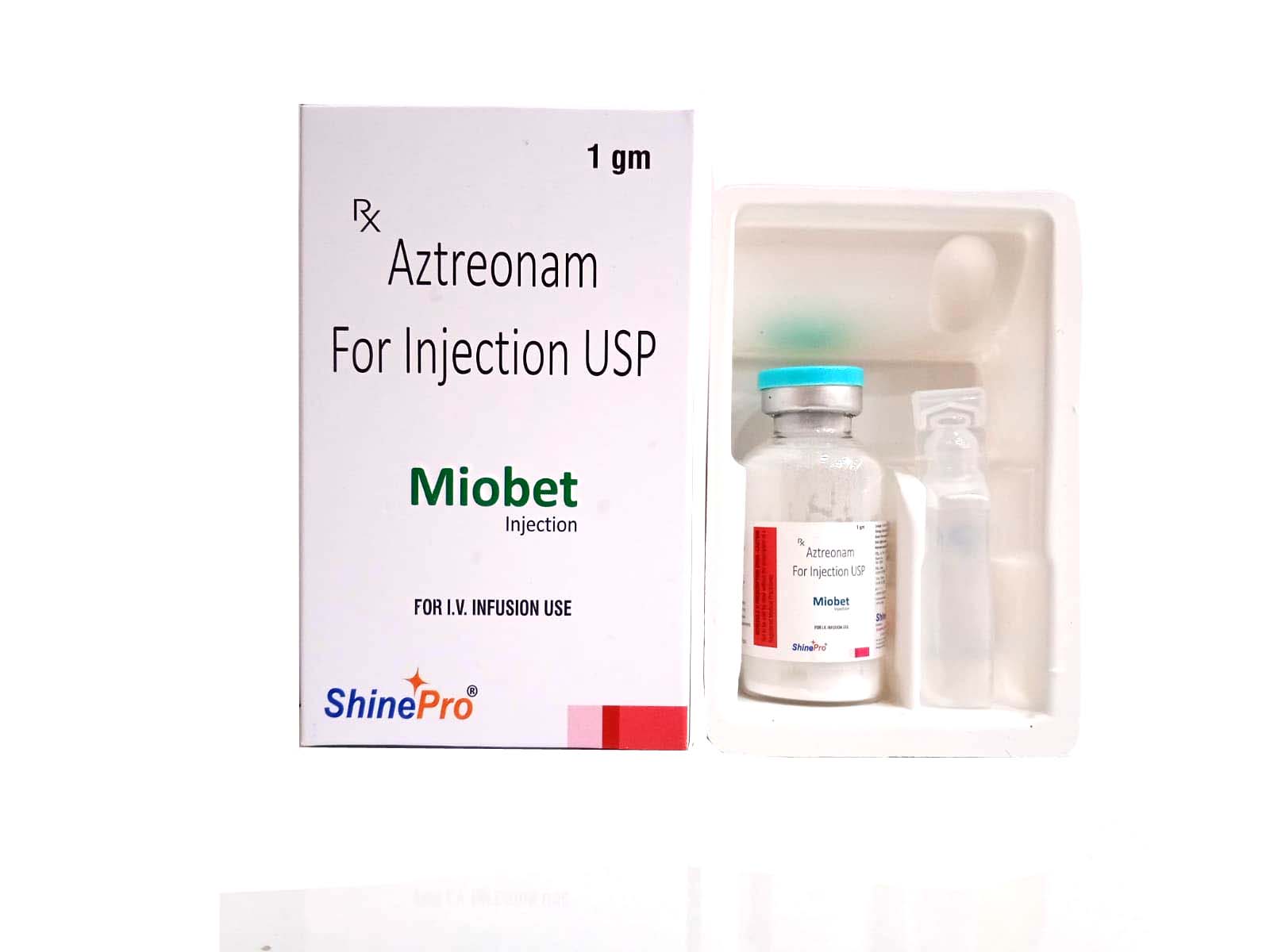 Aztreonam 1 gm INJECTION Shinepro Lifesciences Pvt. Ltd.