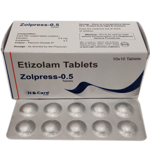 ZOLPRESS-0.5 Tablets Mediquest Incorp.