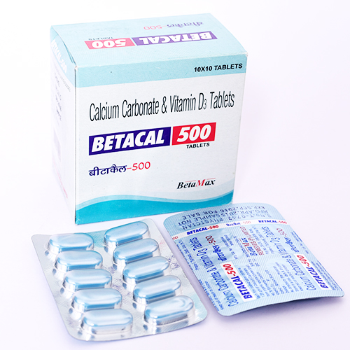 BETACAL-500 Tablets BetaMax Remedies Pvt. Ltd.