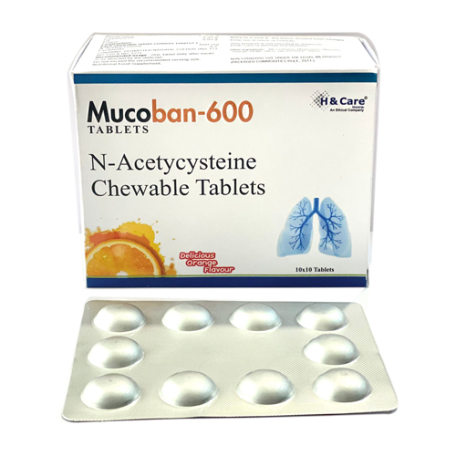 MUCOBAN-600 Chewable Tablets Mediquest Incorp.