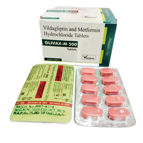 Glivax - M 500 Tablets Vaxova Drugs Pvt Ltd