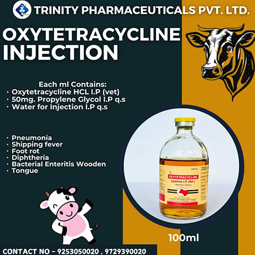 OXYTETRACYCLINE VETERINARY LIQUID INJECTIONS Trinity Pharmaceuticals