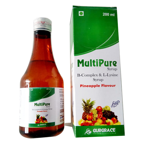 MULTIPURE 200ml Syrup Gurgrace Pharmaceuticals