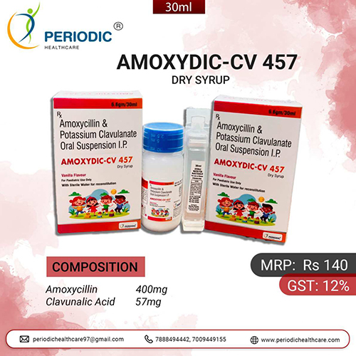 Amoxydic-CV 457 Dry Syrup Periodic Healthcare