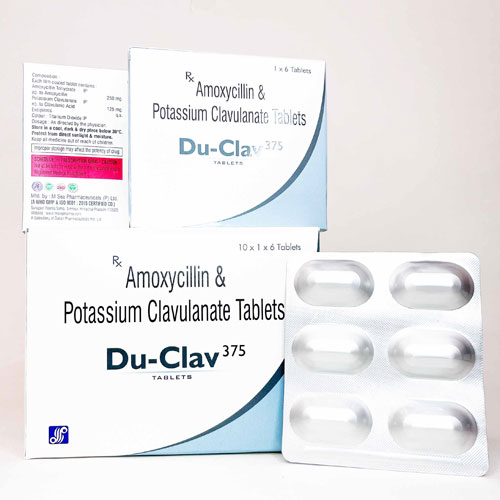 DU-CLAV-375 Tablets Daksh Pharmaceuticals Pvt. Ltd.