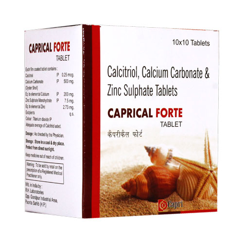 CAPRICAL FORTE Tablets Capri Pharmaceuticals