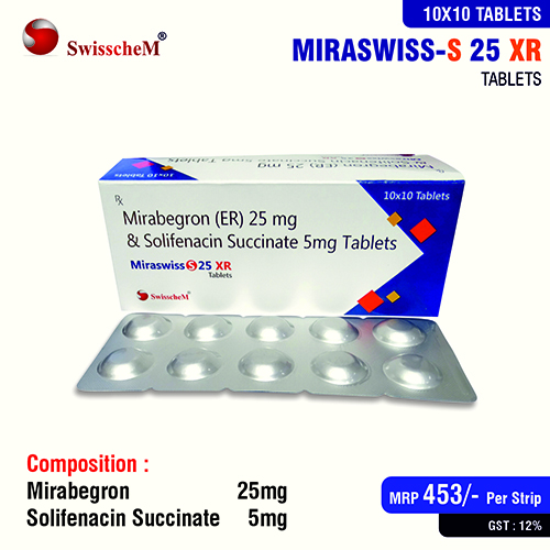MIRASWISS-S 25 XR TABLETS Swastik Lifesciences