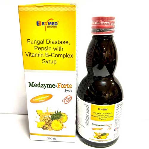 MEDZYME-FORTE 200ml Syrup Exmed Healthcare