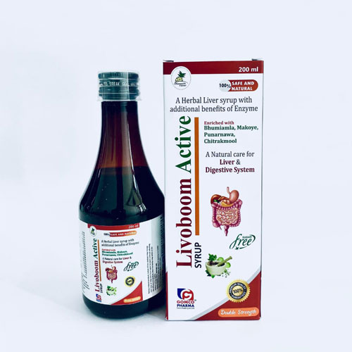 LIVOBOOM-ACTIVE Syrups Gomco Pharma