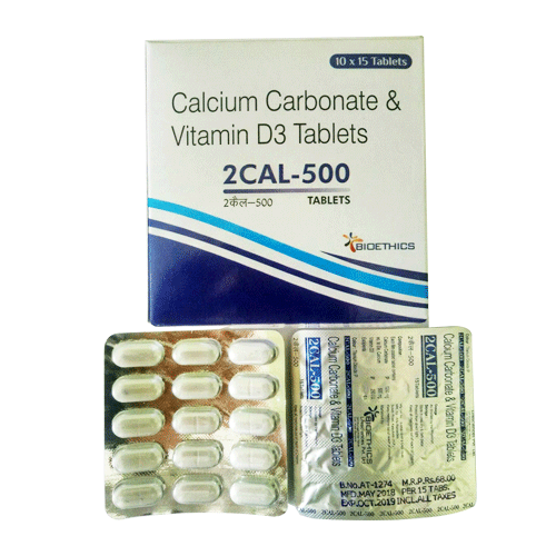 2CAL-500 Tablets Bioethics Life Sciences Pvt. Ltd.