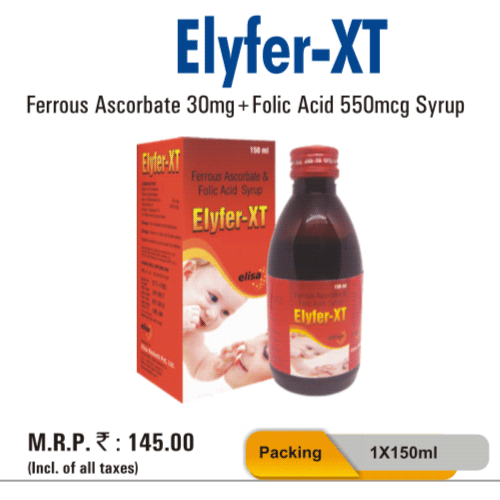 Elyfer-XT Syrup Elisa Biotech Pvt Ltd