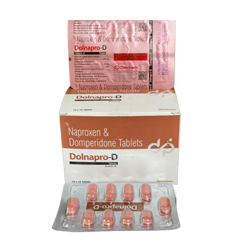 DOLNAPRO-D Tablets Dolchem Pharmaceuticals Pvt.Ltd.