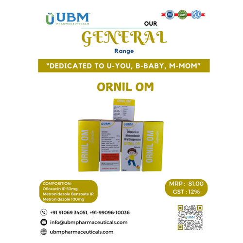 ORNIL-OM Suspension UBM Pharmaceuticals