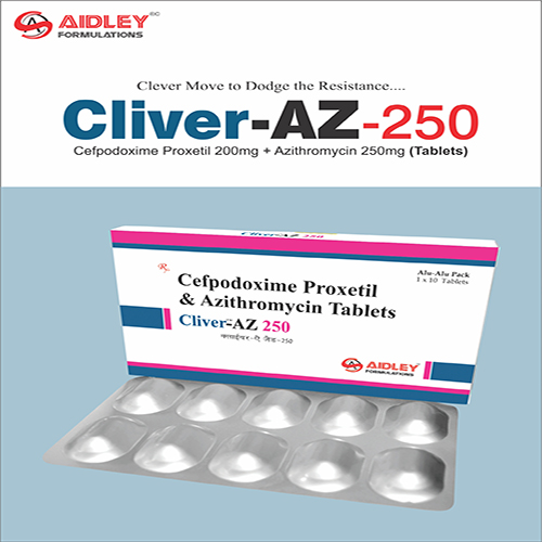 CLIVER-AZ-250 Tablets SANIFY HEALTHCARE PVT. LTD.