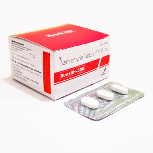 RUNZITH-500 Tablets Indoscot Healthcare Pvt. Ltd.