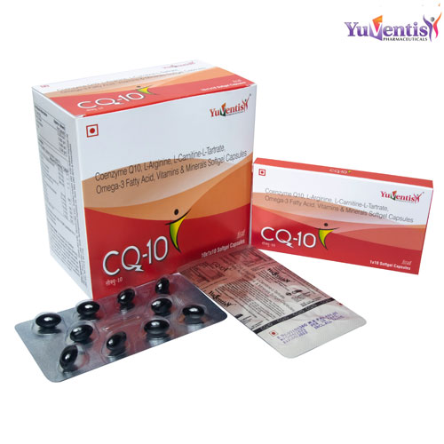 CQ-10 Softgel Capsules Yuventis Pharmaceuticals