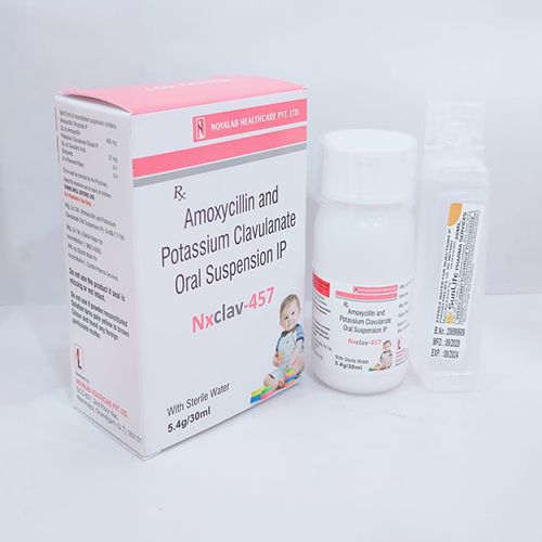 NXCLAV-457 Dry Syrup Novalab Healthcare Pvt. Ltd.